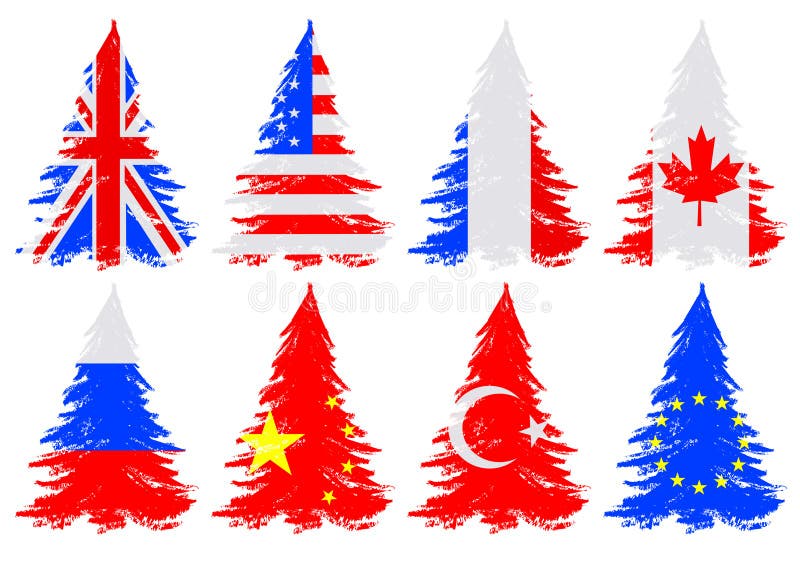 Trees from flag stock vector. Illustration of politics - 35261317