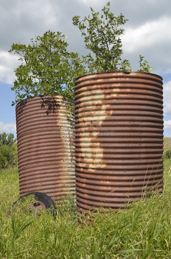 Culvert Sections Stacked at Construction Site Stock Photo - Image of ...