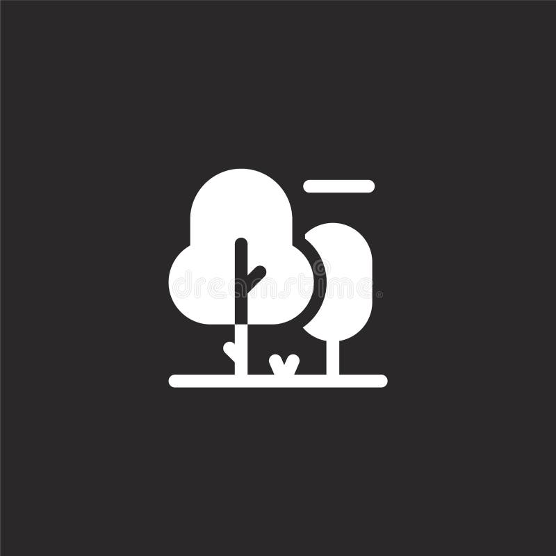 Trees Icon. Filled Trees Icon for Website Design and Mobile, App ...