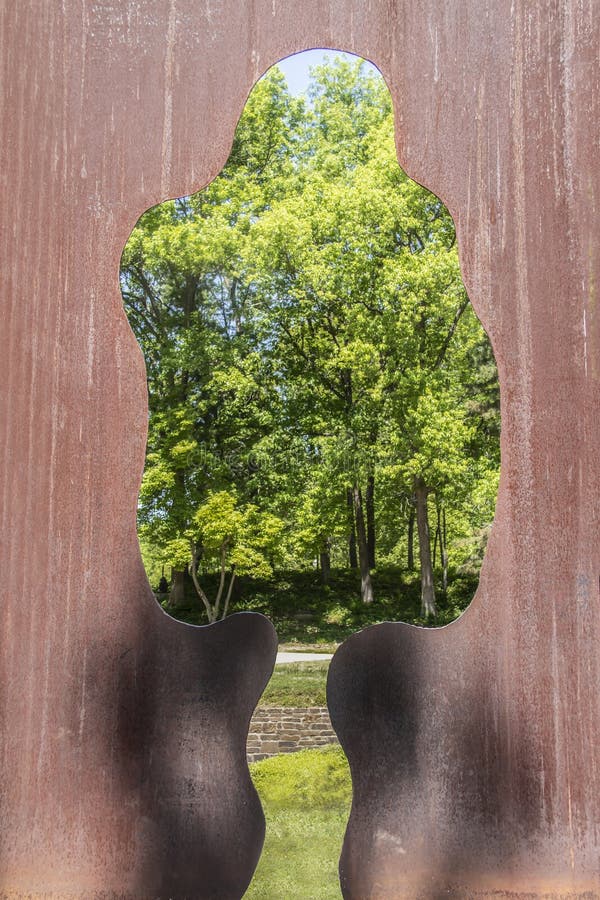 Trees Inside Tree Shaped Cutout in Park - Image of Green Spring Trees ...