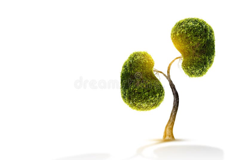 Trees Kidneys, 3D Environmental and Medical Concepts Stock Image ...