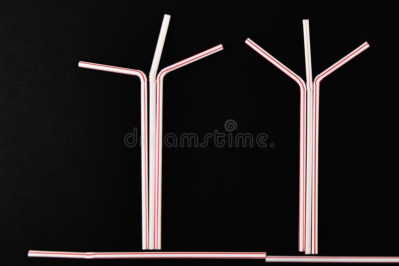 Trees Made of Plastic. Environmental Damage with Plastic. Plastic ...