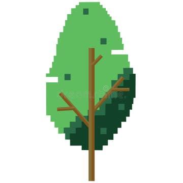 Pixel Art Forest Icon Set Stock Illustrations – 331 Pixel Art Forest ...
