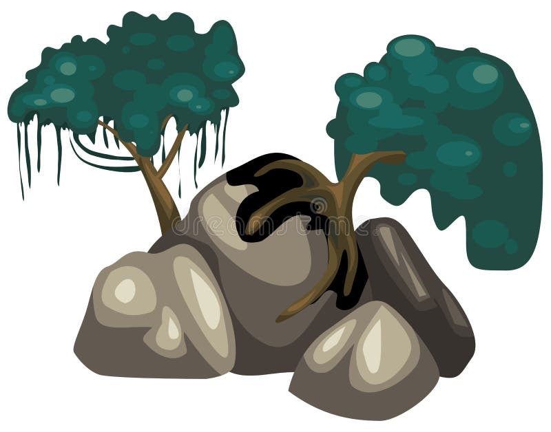 Colorful trees stock vector. Illustration of clip, growth - 17332271