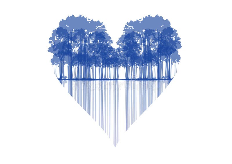 Heart Shaped Tree Grass Stock Illustrations – 125 Heart Shaped Tree ...