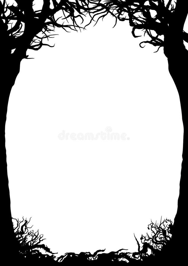 Vertical Trees Border Stock Illustrations – 155 Vertical Trees Border ...