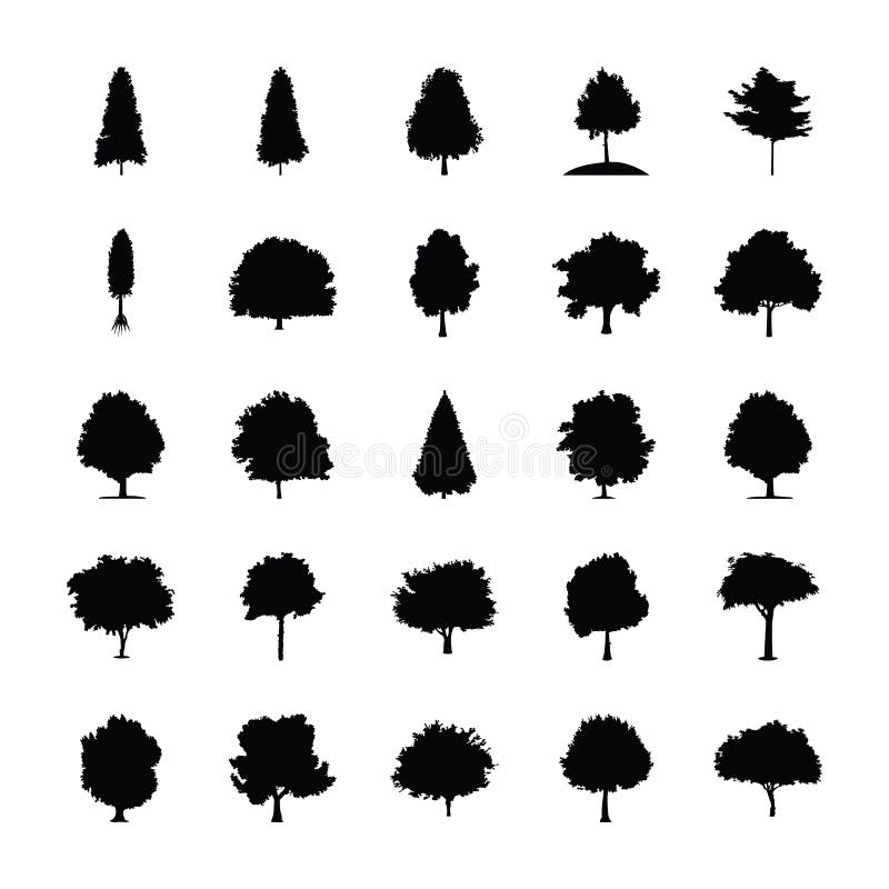 Treetops Silhouette Stock Illustrations – 65 Treetops Silhouette Stock ...
