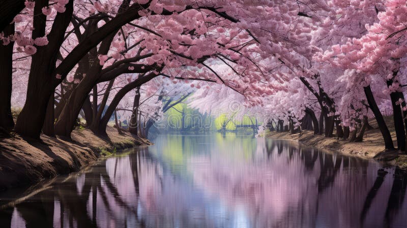 Trees spring indiana stock illustration. Illustration of spring - 339983110