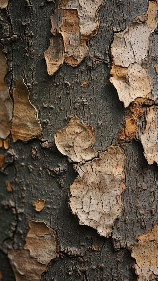 Trees Touch Plane Tree Bark Texture Provides a Unique Natural Backdrop ...