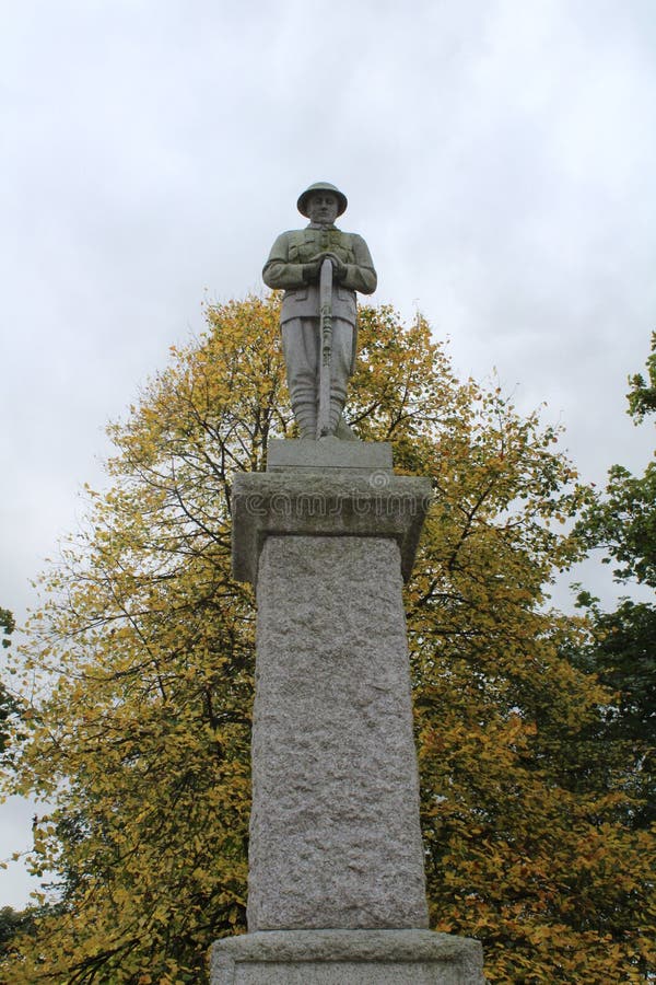 Treeton War Memorial Treeton Editorial Stock Image - Image of soldier ...