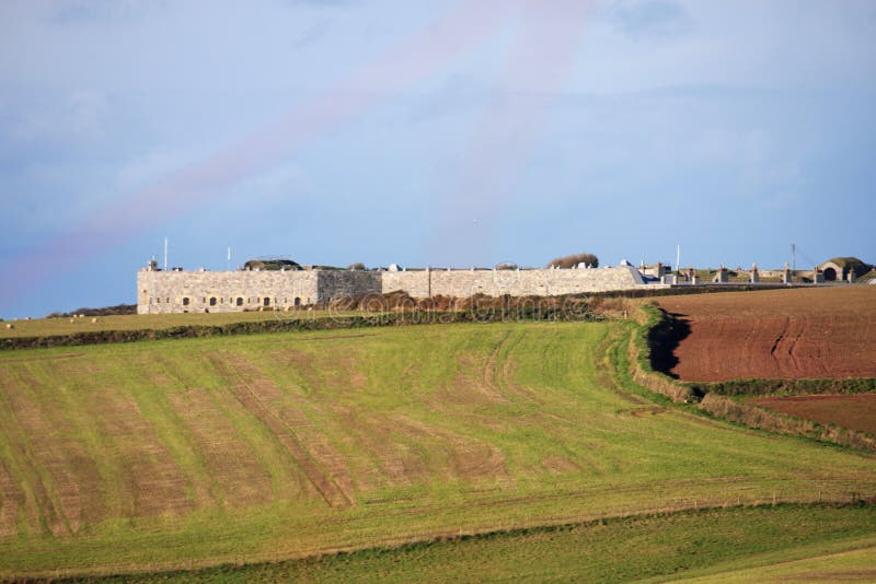 Tregantle Fort, Cornwall stock photo. Image of defence - 88622672