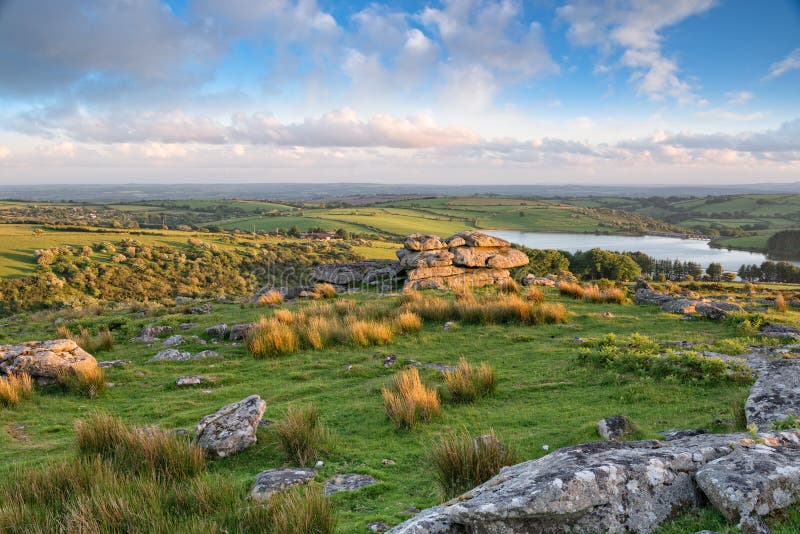 Tregarrick Tor in Cornwall stock image. Image of britain - 93938383
