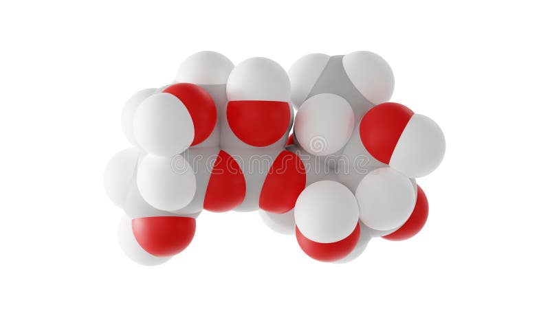 Trehalose Molecule, Carbohydrates, Molecular Structure, Isolated 3d ...