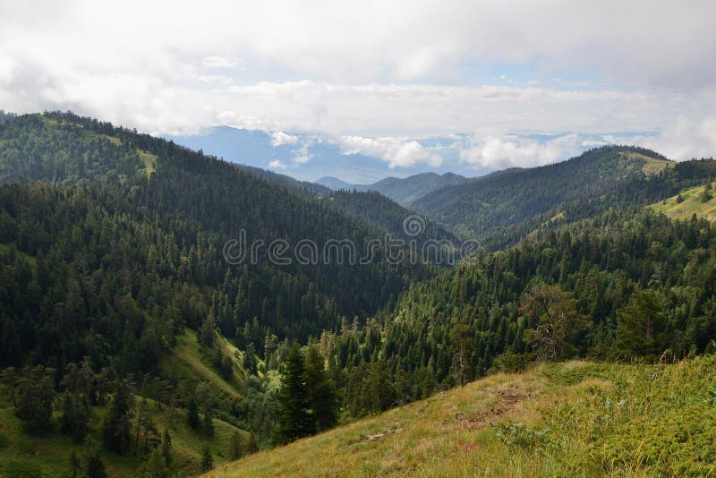 Treking Para Lesser Caucasus Foto de archivo - Imagen de highest, verde ...