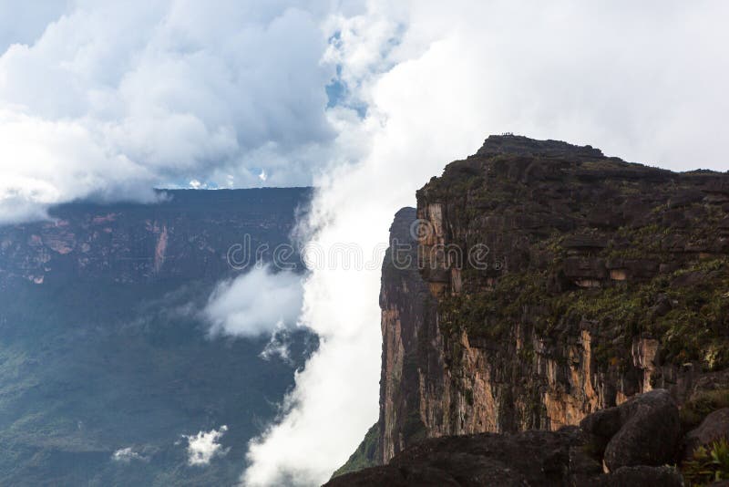 Trekking Mount Roraima stock image. Image of nature - 103151101