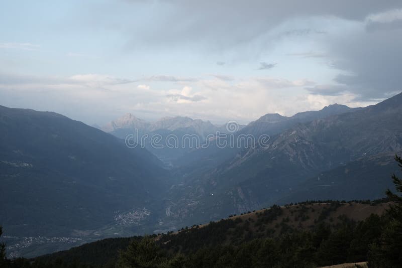 Trekking on the Rocciamelone Stock Photo - Image of colorful, mountains ...