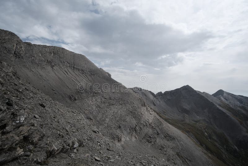 Trekking on the Rocciamelone Stock Photo - Image of climber, mount ...