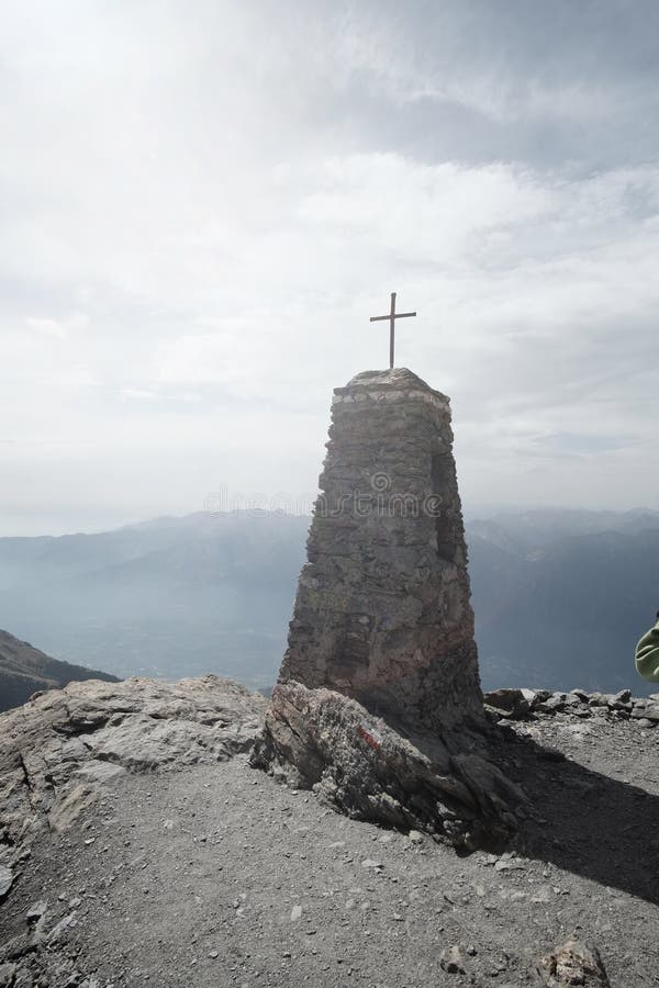 Trekking on the Rocciamelone Stock Image - Image of hike, clouds: 177921141
