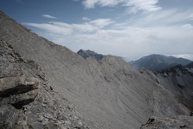 Trekking on the Rocciamelone Stock Photo - Image of madonna, asti ...