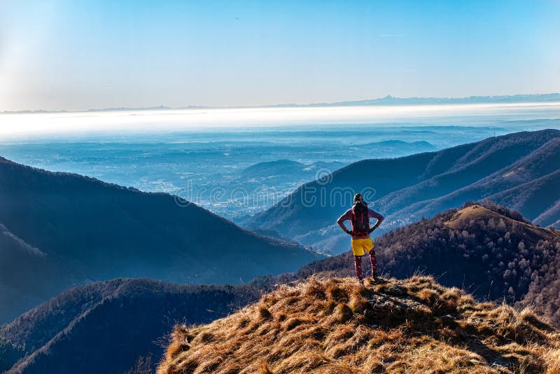 View of Sasso Gordona Mountain in the Italian Alps Editorial Stock ...