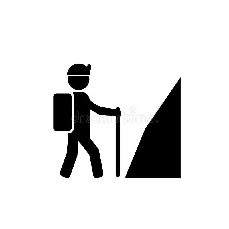 Trekking Sign Icon Vector Isolated on White Background, Trekking Stock ... Trekking Sign Icon Vector Isolated on White Background, Trekking Stock ...