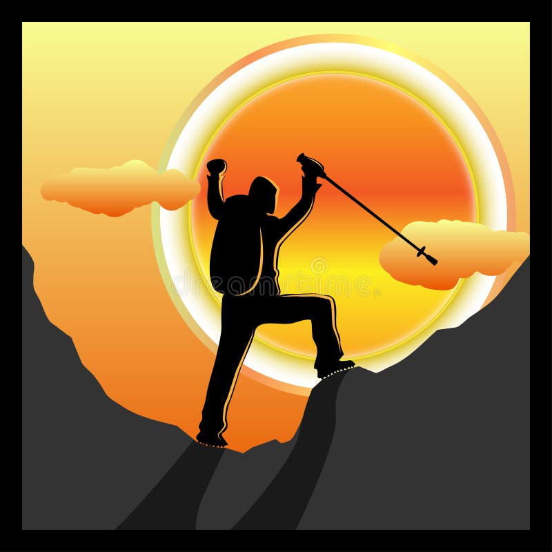 Reaching Summit Stock Illustrations – 905 Reaching Summit Stock ...