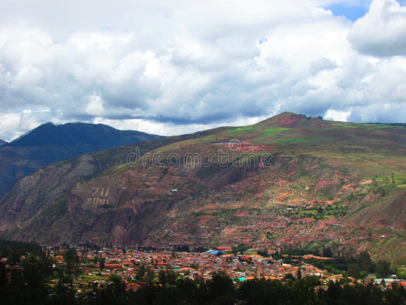 Trekking in Urubamba, Peru. Travel and Nature Stock Photo - Image of ...