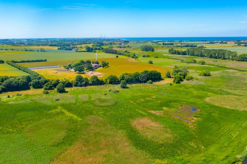 Trelleborg Viking Ring Fortress in Denmark Stock Image - Image of green ...