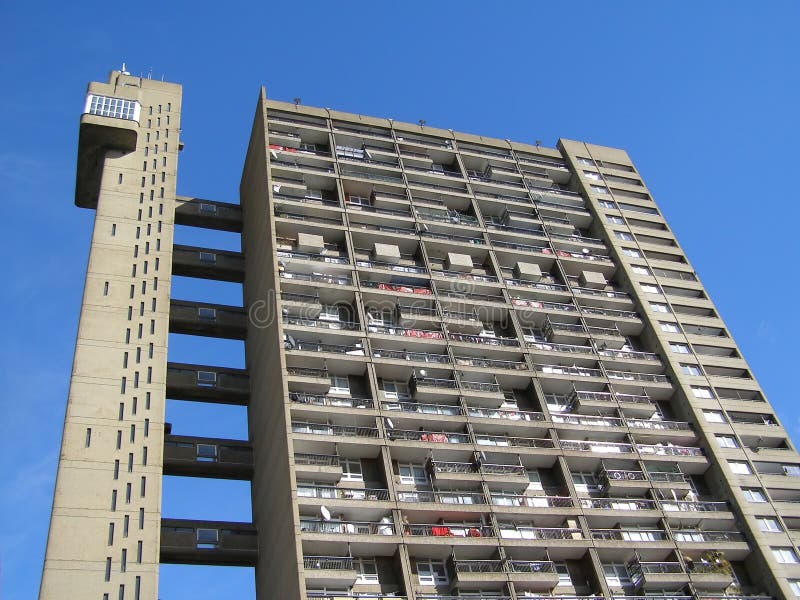 Trellick Tower stock image. Image of brutalism, trellick - 7265755