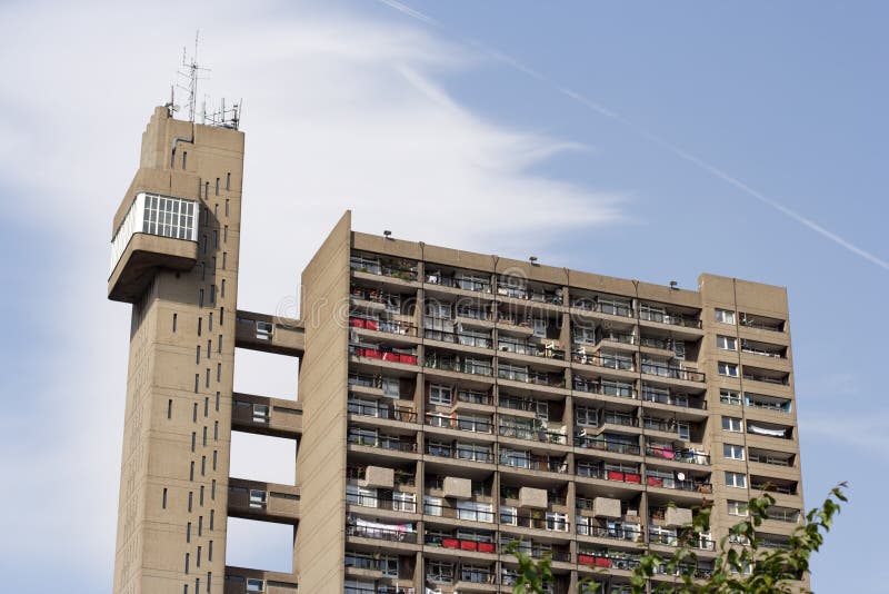 Trellick Tower London, Brutalist. Arquitecture Stock Photo - Image of ...