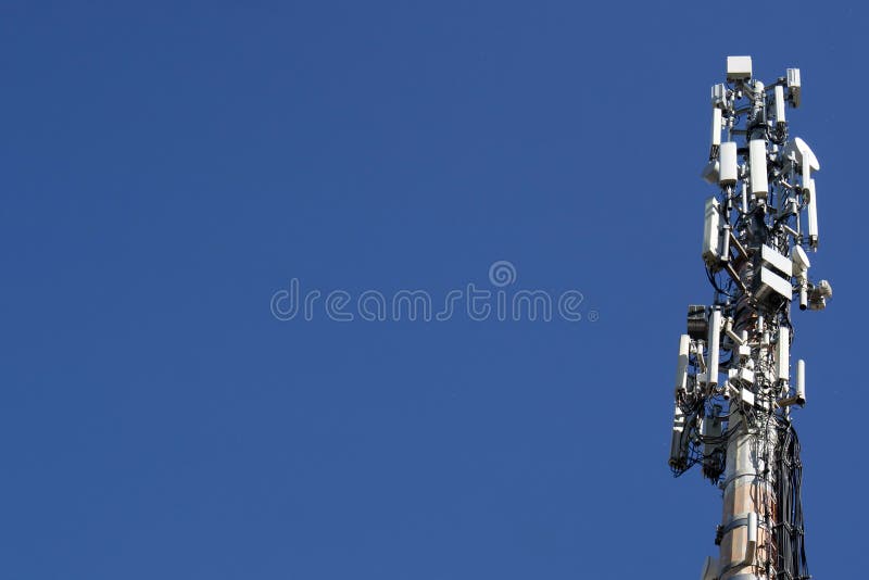 Trellis for the Support of Telephone Repeaters Stock Photo - Image of ...