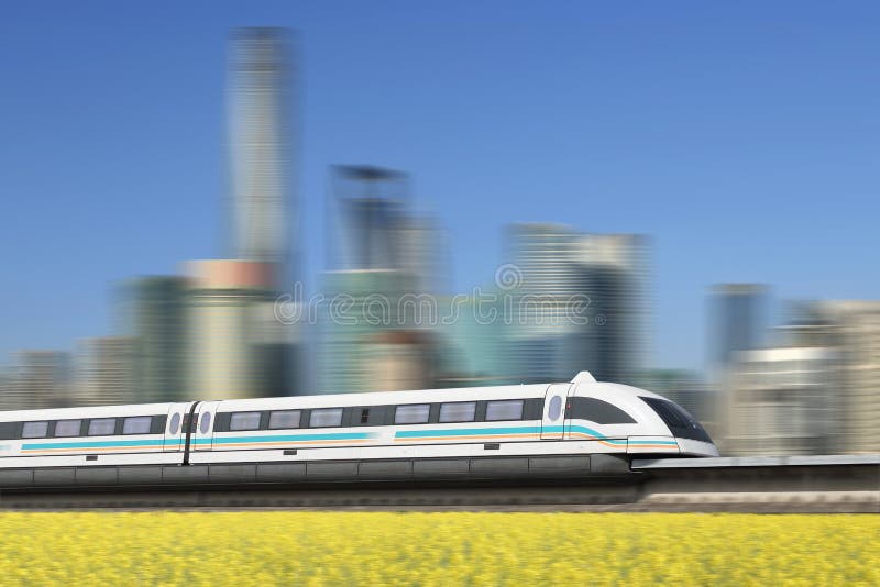 Trem de Maglev foto de stock. Imagem de trem, especial - 55272776