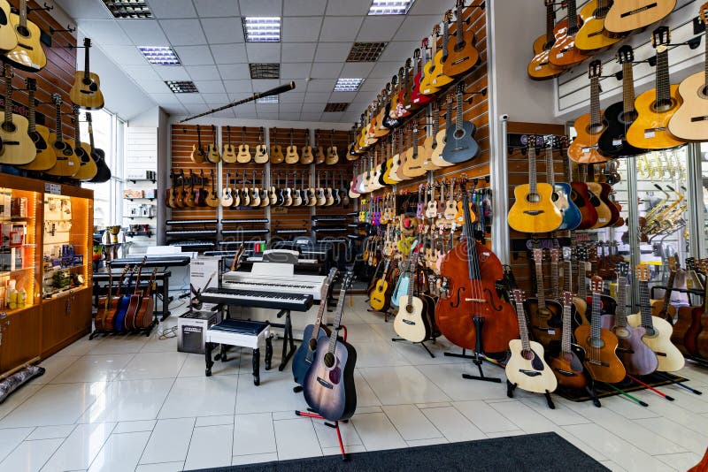 Trembita Musical Instruments Store Interior Editorial Stock Image ...