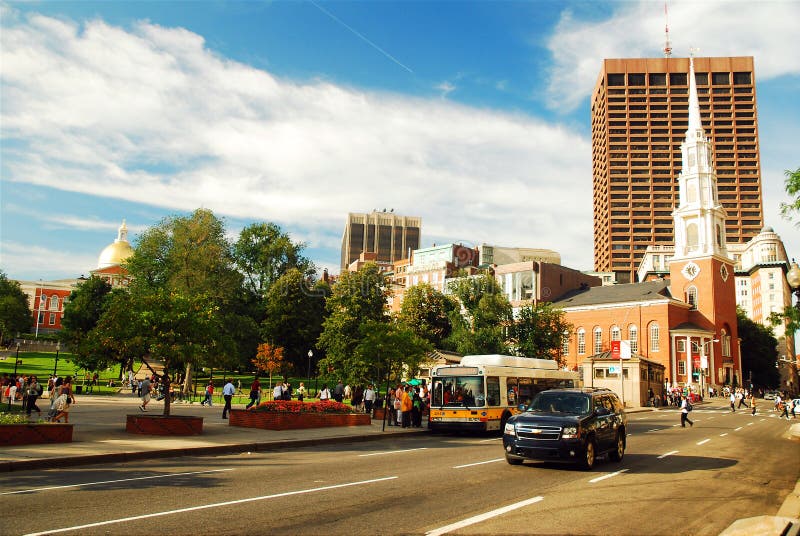 Tremont Street, Boston editorial image. Image of cars - 89291310