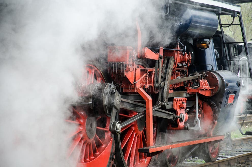 Tren del vapor imagen de archivo. Imagen de transporte - 30711315