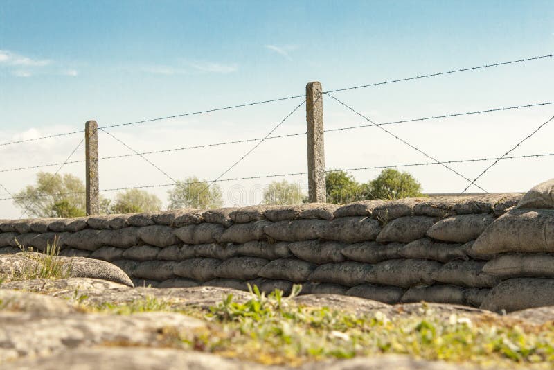 The Trench of Death World War 1 Belgium Flanders Fields Stock Image ...