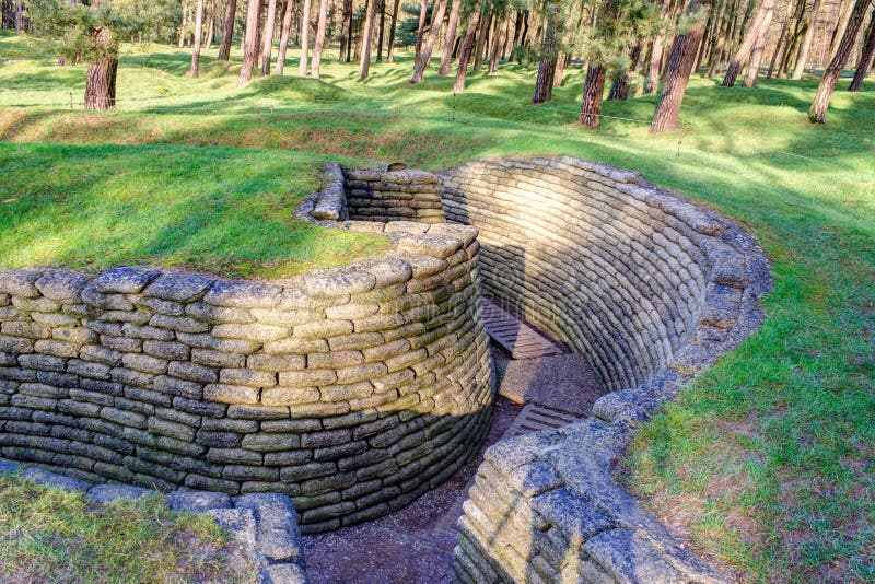 WWI Battlefield Vimy Ridge stock photo. Image of soldiers - 32775108