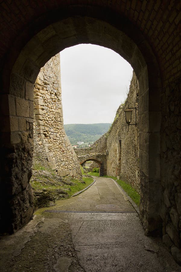 Trencin Castle in Slovakia stock photo. Image of stone - 324725128
