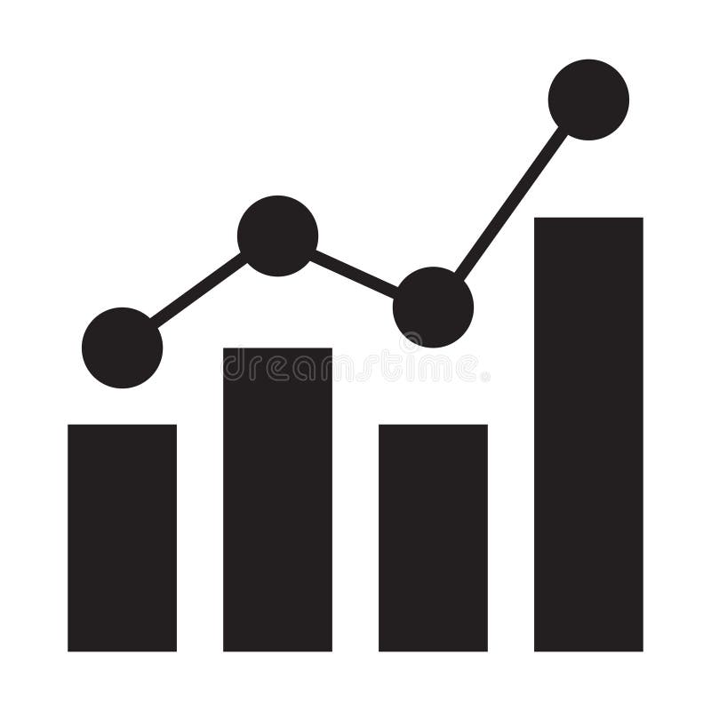 Trending icon vector stock vector. Illustration of internet - 340935872