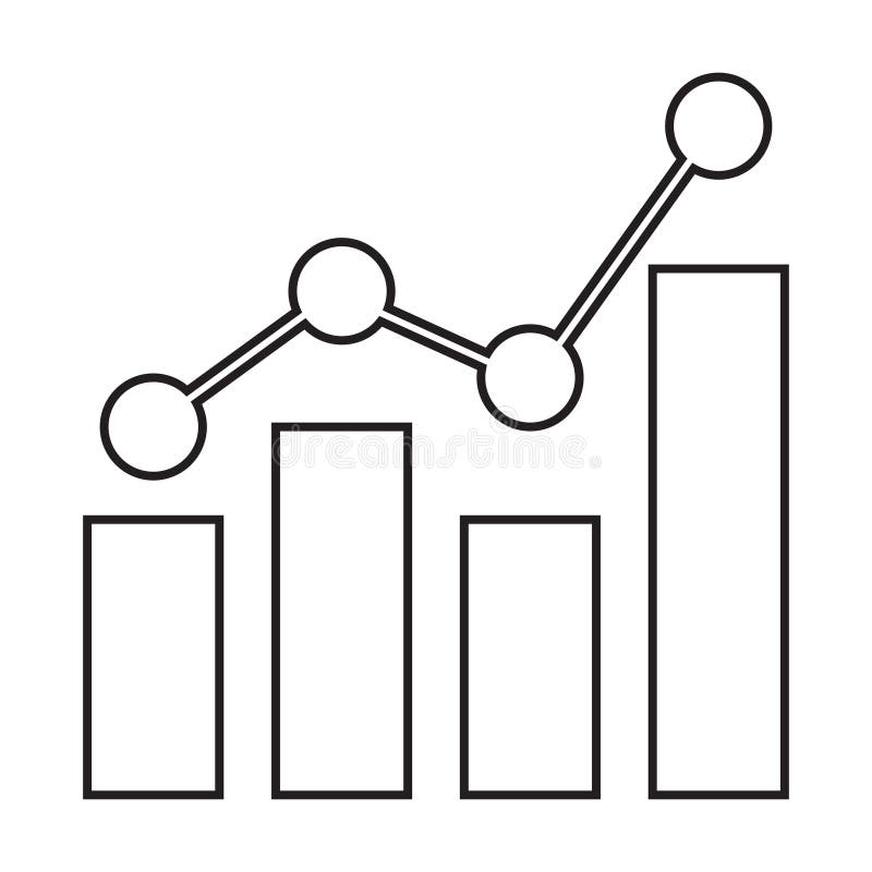 Trending icon vector stock vector. Illustration of sign - 340935876