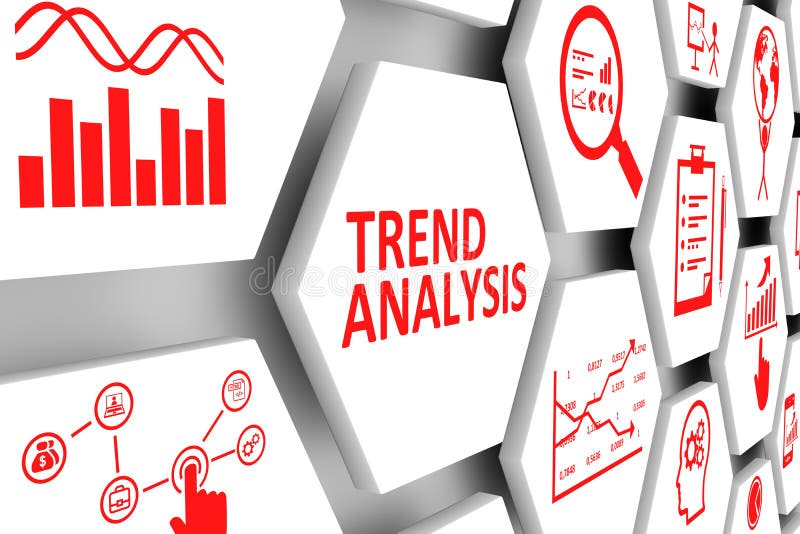Trend Analysis Vector Thin Line Stroke Icon. Trend Analysis Outline ...