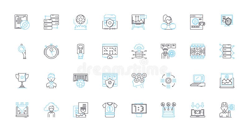Trend Analysis Linear Icons Set. Forecasting, Detection, Monitoring ... Trend Analysis Linear Icons Set. Forecasting, Detection, Monitoring ...