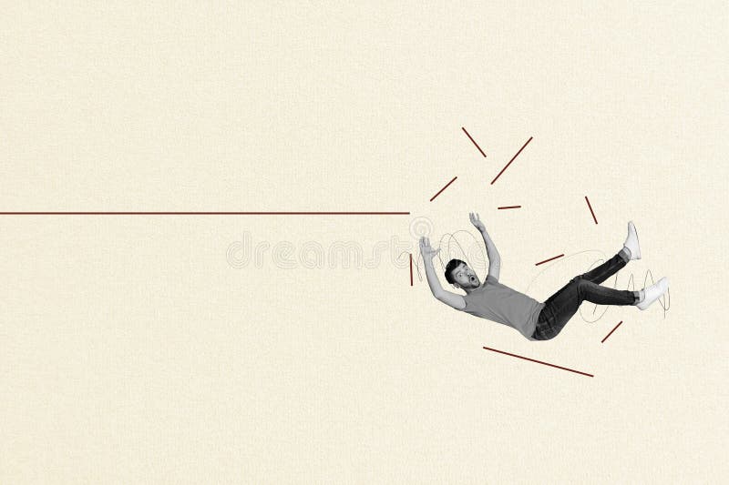 Trend Artwork Collage Template Composite Sketch of Copyspace Line ...