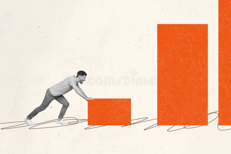 Trend Artwork Composite Sketch Image Photo Collage of Beige Orange ...