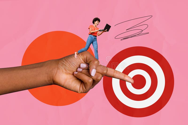 Trend Artwork Poster Composite Sketch Image Collage of Huge Hand Finger ...