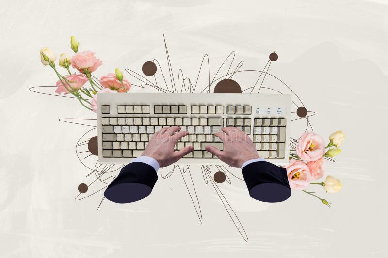 Trend Artwork Sketch Image Photo Collage of Huge Hand Appear Hold ...