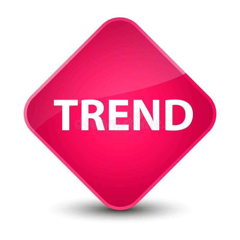 Trend Elegant Pink Diamond Button Stock Illustration - Illustration of ...