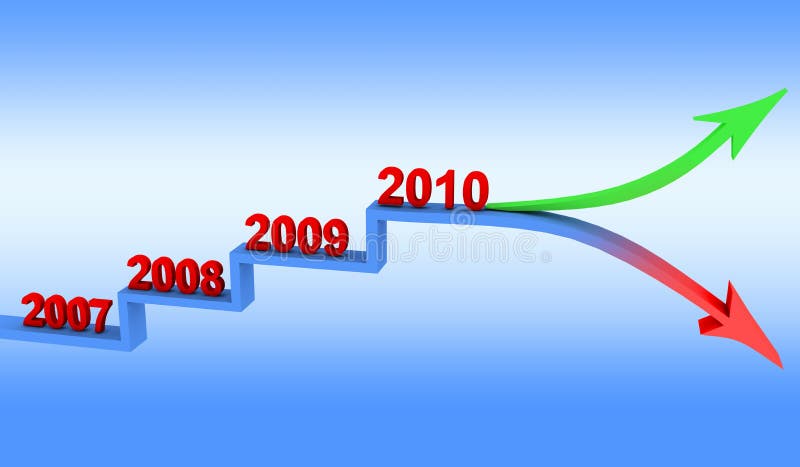 Trend in the future stock illustration. Illustration of time - 13938753