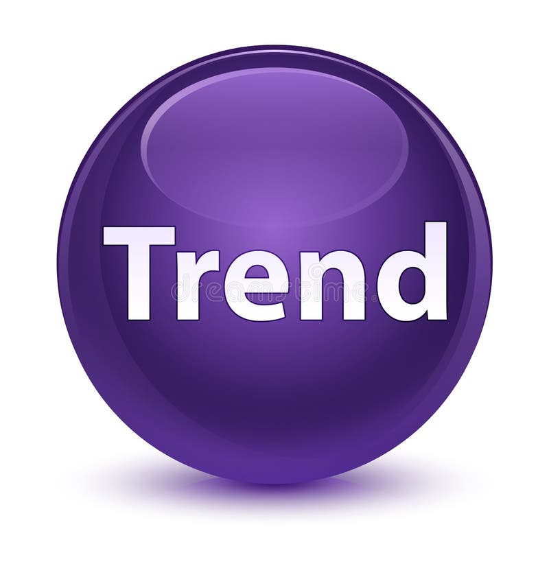 Trend Glassy Purple Round Button Stock Illustration - Illustration of ...