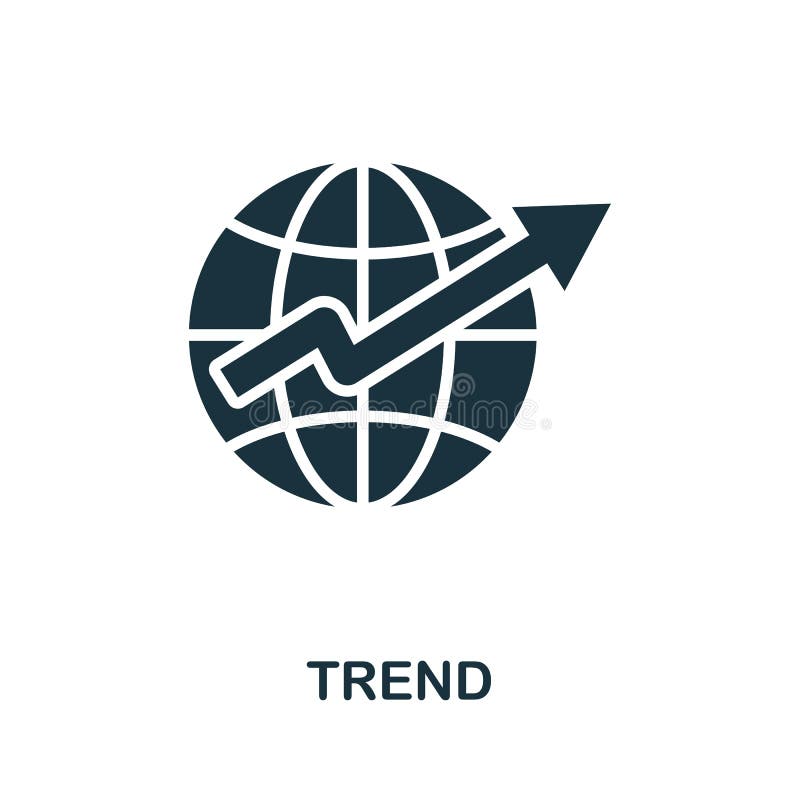 Trend Icon. Simple Element from Business Intelligence Collection Stock ...
